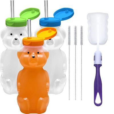 Special Honey Bear Straw Cup For Babies,Squeezable Therapy a