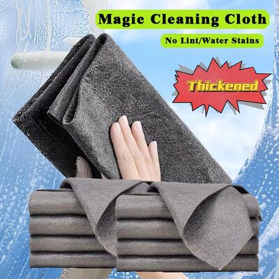 1/5PCS Thickened Magic Cleaning Cloth No Watermark Glass Wip