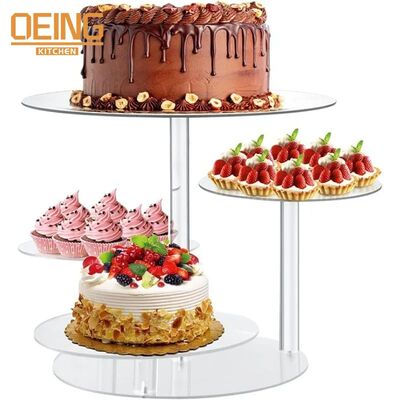 Cupcake Stand Tray Acrylic Chocolate Cake Dessert Display Tr