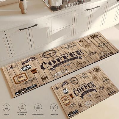 Coffee Kitchen Floor Mat Home Hallway Doormat Living Room Be
