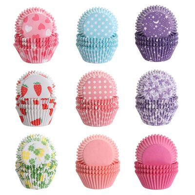 100PCS Cake Cups Paper Cupcake Liner Wrappers Cup Baking Muf