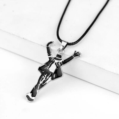 Artist Singer Michael Jackson BAD Necklace Rock Roll Everlas