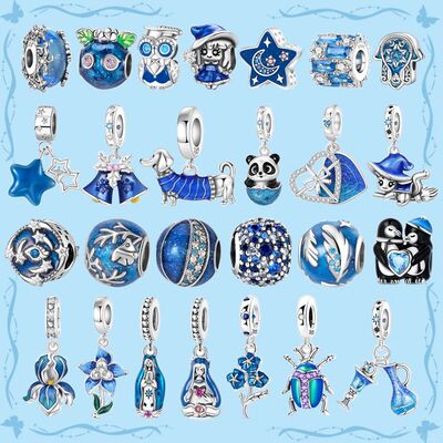 925 Sterling Silver Starfish Beads & Butterfly & Dragonfly D