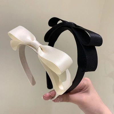 Lystrfac Fabric Double Bow Headband for Women NewSimple Hair