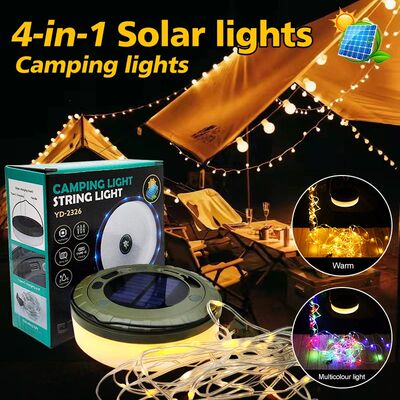Solar Lights Outdoor Camping Light 10meter String Light Outd