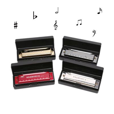 Harmonica 10 Holes Diatonic Key of C Blues Harp Mouth Organ