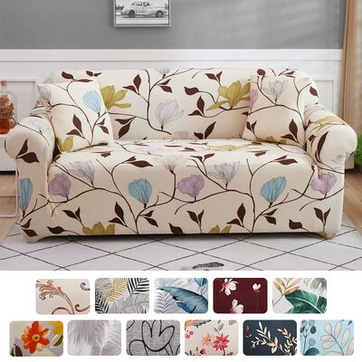 Floral Printing Elastic Slipcovers Stretch Sofa Covers for L