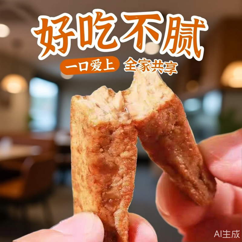 菁本色猴菇棒猴头菇素肉人造肉纯素食佛家小吃开袋即食健康小零食