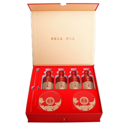 舍之道万事大吉小酒礼盒50度 100mL*4瓶小酒版 有非卖品字样