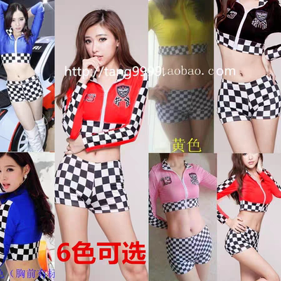 性感赛车车模服装啦啦队服足球宝贝装舞台摄影服装6501