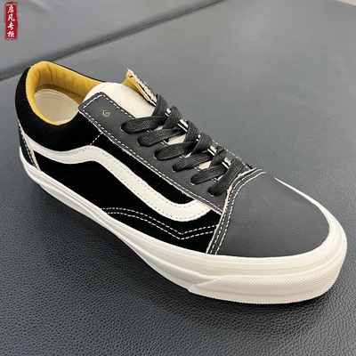 VANS皮质低帮板鞋休闲鞋潮流