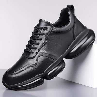 新款运动舒适板鞋系列防水防滑舒适百搭男鞋套脚bv同款