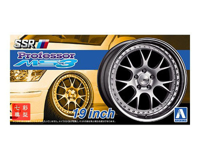 【七彩模型】青岛社05255 1/24 SSR Professor MS3 19寸 轮圈轮胎