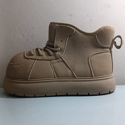 38码左脚冬季雪地靴厚底单靴女