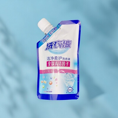 持久留香洗衣液袋装120ml深层洁净护色增艳多功能洗衣液试用装