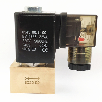 SD22-02二位两通高压电磁阀 JT22-02常闭电磁阀 耐压8MPa水阀气阀