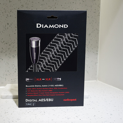 线圣钻石xlr平衡数码Audioquest
