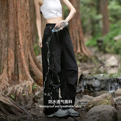 捷展YOU货|户外软壳裤26春季新品男装运动户外防风防水伞兵休闲裤