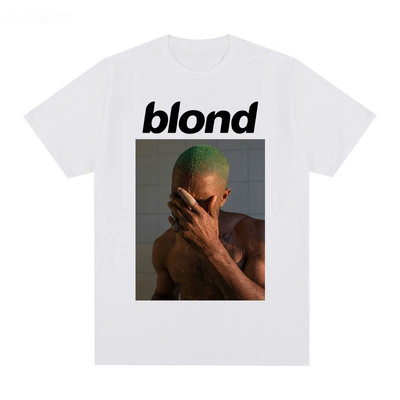 Frank Ocean印花T恤法海Blond Blonde 人像嘻哈短袖透气T Shirt潮