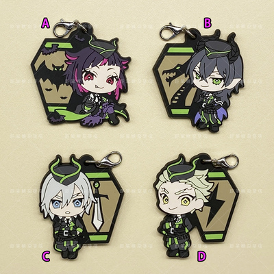 散货 迪士尼扭曲仙境 Sebek Malleus Lilia Silver 游戏橡胶挂件