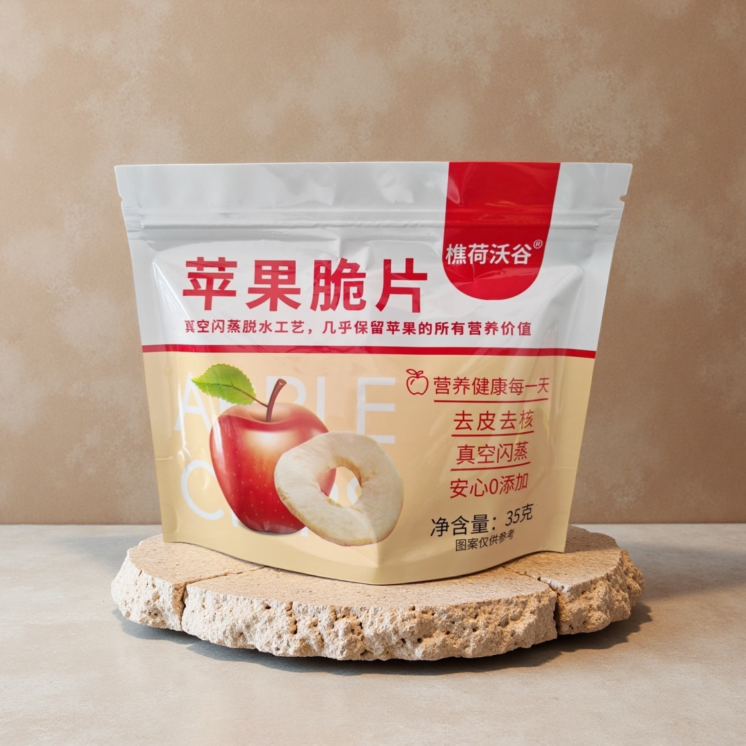 樵荷沃谷苹果脆片35g去皮去核苹果干营养健康零食