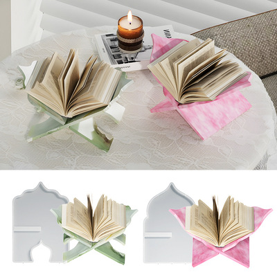 香薰石膏树脂滴胶阅读书架琴谱架