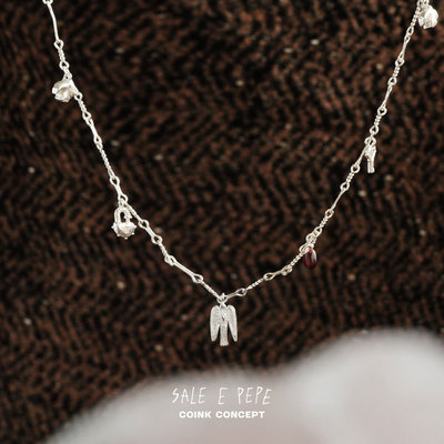 SALEEPEPE纯银小鸟风铃项链