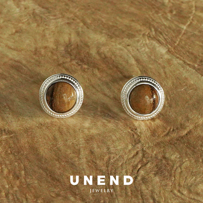 UNEND止续流纹SilentEtch耳钉