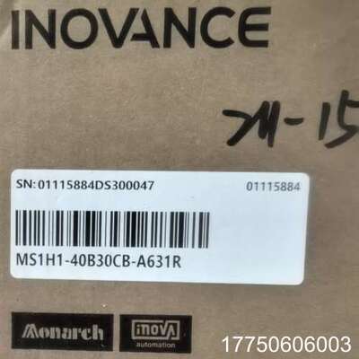 MS1H1-40B30CB-A631R 汇川680伺服电