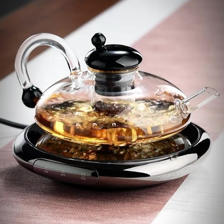 全度北欧轻奢风玻璃下午茶茶具套装花果茶水果茶煮茶壶电陶炉茶器