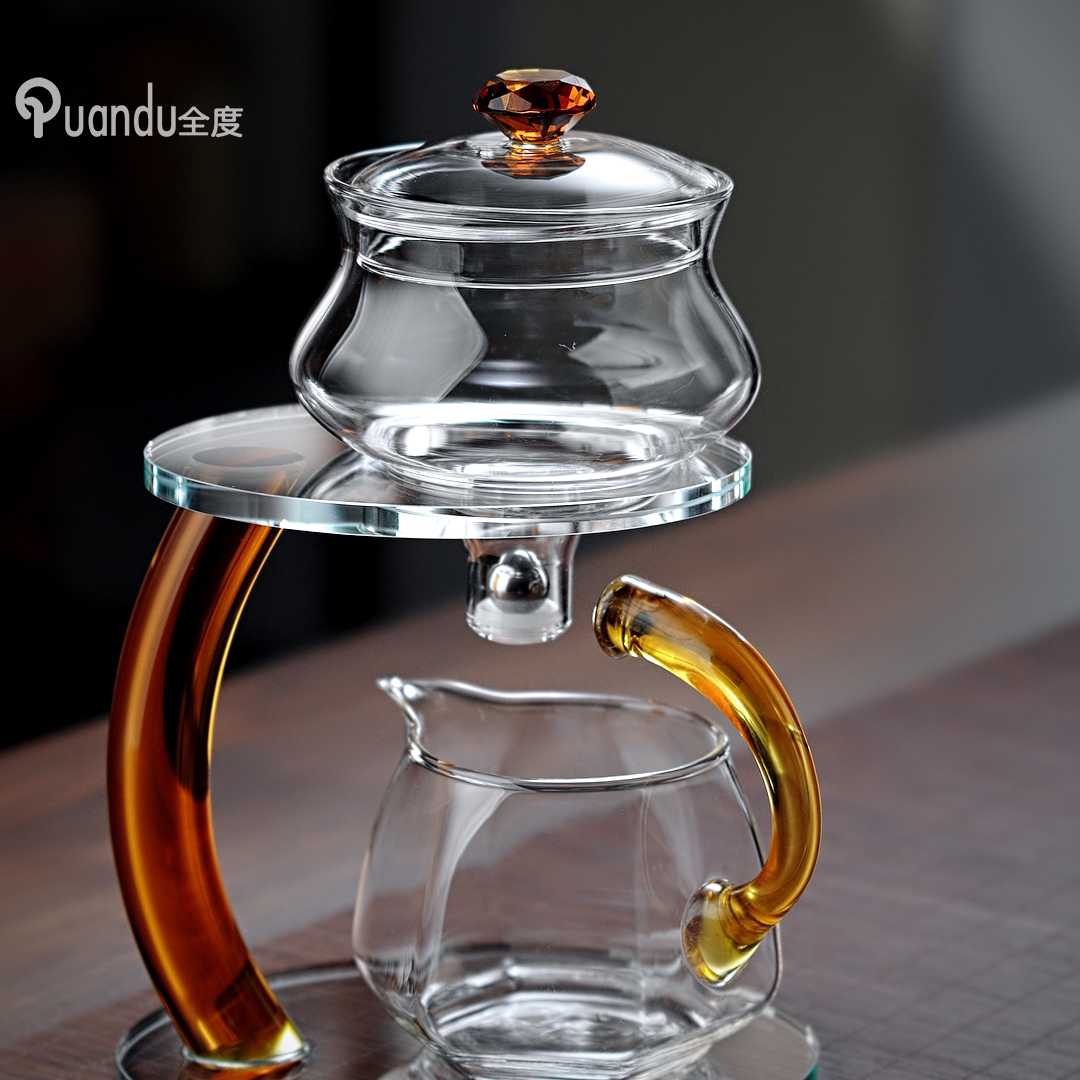 懒人自动泡茶神器茶具套装家用功夫茶壶磁吸2026新款泡茶杯高端