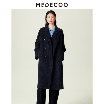 MEDECOO/墨蒂珂2025冬新款毛呢