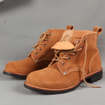 3516厂固特异手工加厚黄反毛皮靴