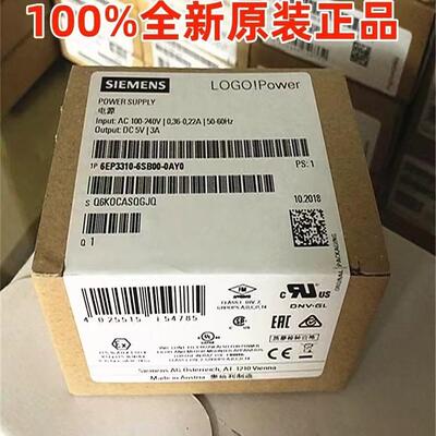 6EP3310-6SB00-0AY0西门子5V/3A电源6EP33106SB000AY0