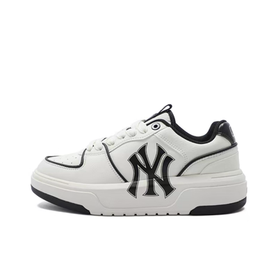 复古板鞋MLB女厚底牛仔