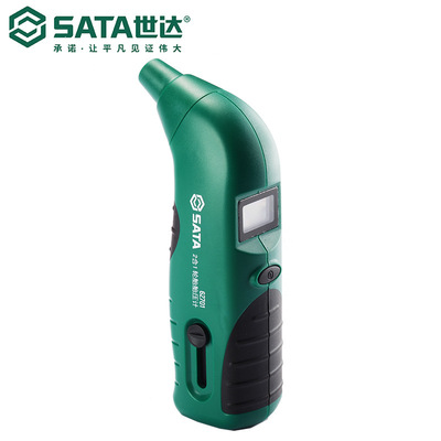 SATA世达工具2合1轮胎胎压计62701压力测量汽车摩托车胎纹