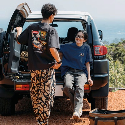 coleman短袖t恤男女露营风小狗