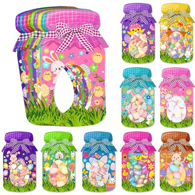 Easter Rabbit Candy Bags Cute Egg Bunny Carrot Cookie Snack