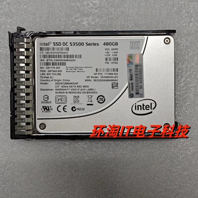 DL360 380 ML350 G8 G9 G10 固态硬盘 717971-B21 718138 480G