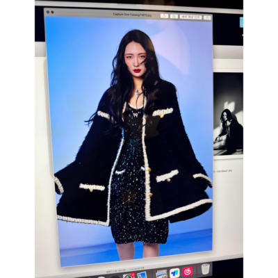 日娜高奢20XXASIA 0306 ukm13设计感高端名媛风斗篷外套洋气上衣