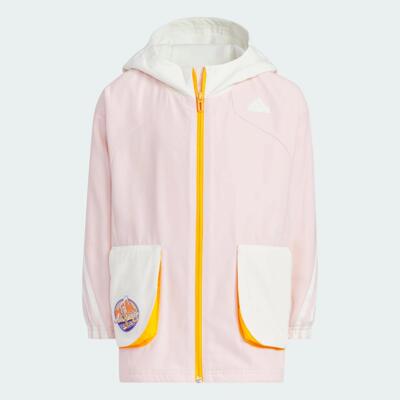 Adidas/阿迪达斯 儿童双面穿运动休闲宽松连帽夹克外套 JC6940