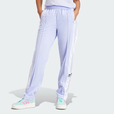 Adidas/阿迪达斯 女子三叶草复古穿搭侧开排扣运动裤 IP0625