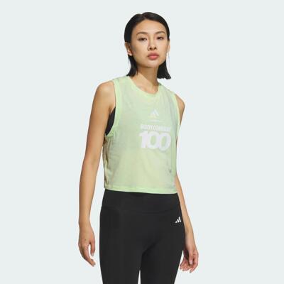Adidas/阿迪达斯 女子 MILLS 速干运动健身圆领背心 JY3023