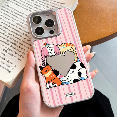 iPhone苹果全包电镀镜面硬壳