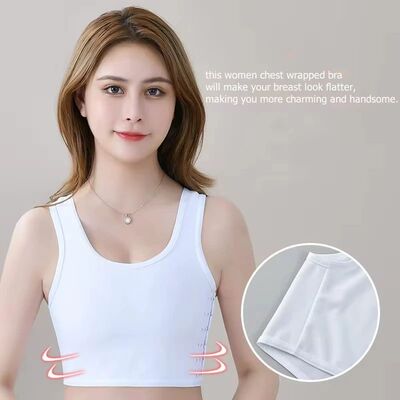 Flat Breast Binder Tomboy Underwear Women Seamless Summer Sh