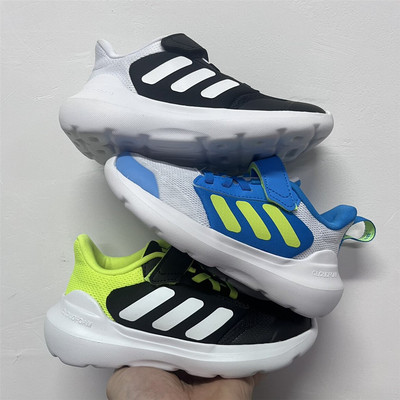 adidas  Tensaur Run 3.0透气防滑耐磨魔术贴儿童运动鞋JQ4850