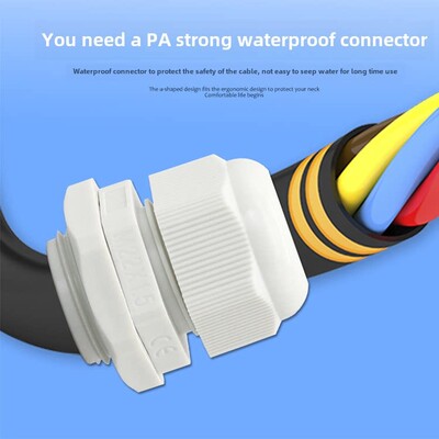 尼龙防1水接头固定头Pg7/Pg9Pg11/Pg/3.5/Pg16/Pg19~Pg48