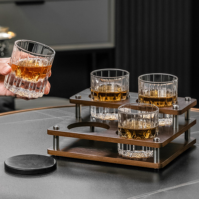 高级感轻奢威士忌酒杯套装