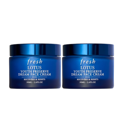 【百补】Fresh馥蕾诗莲花青春晚霜50ml*2