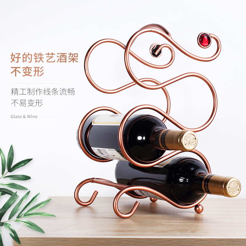 红酒架摆件酒架红酒柜子家用酒瓶架红酒架子酒柜红酒架子展示架_虎窝淘